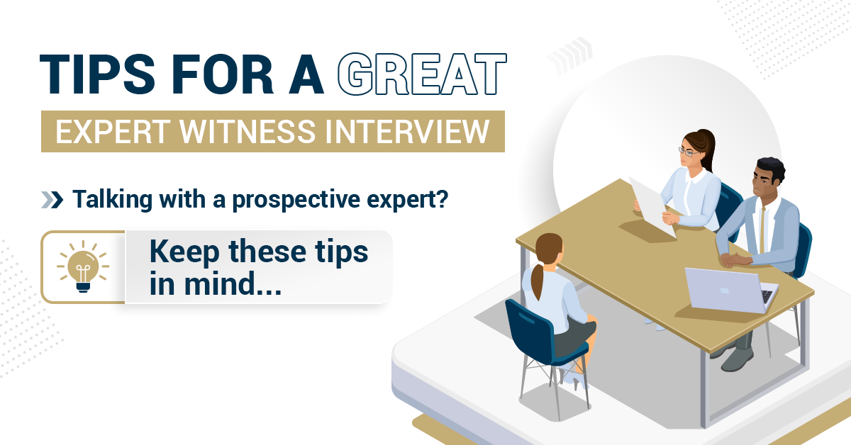 Tips for a Great Expert Witness Interview | Round Table Group