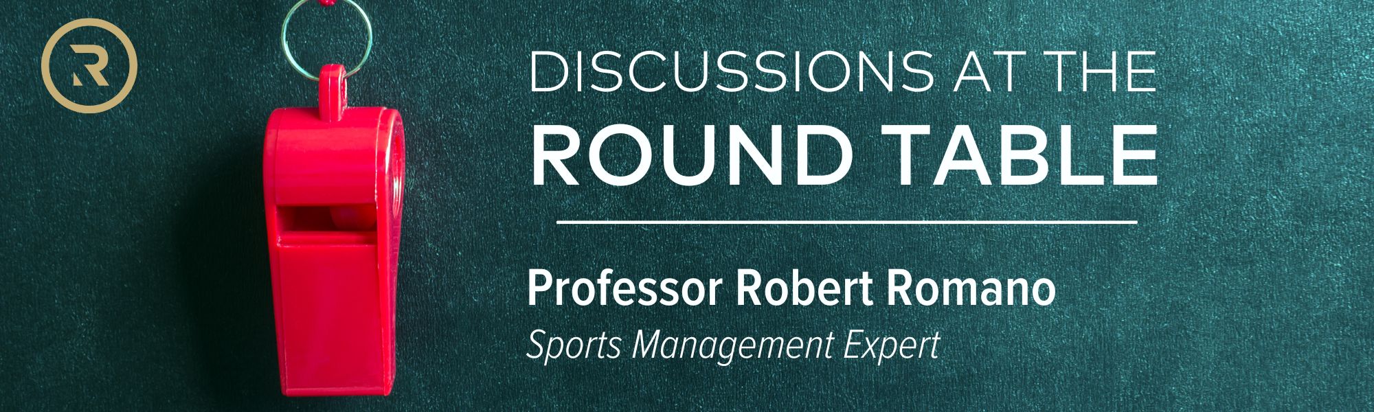 At the Round Table with Sports Management Expert, Professor Robert ...