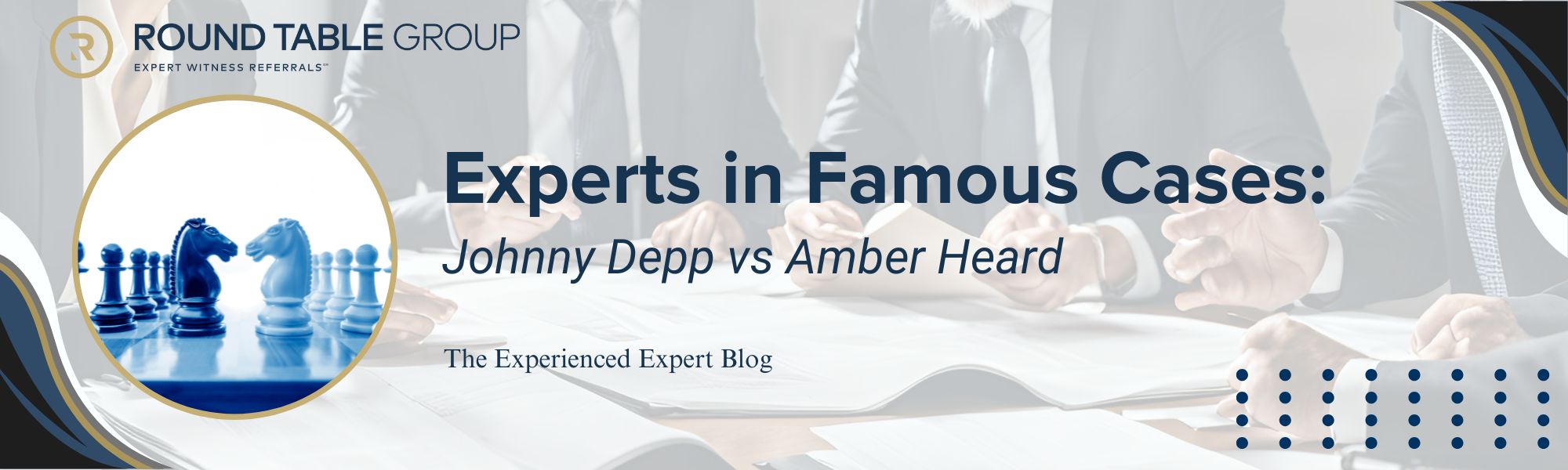 Experts in Famous Cases: Johnny Depp vs Amber Heard | Round Table Group