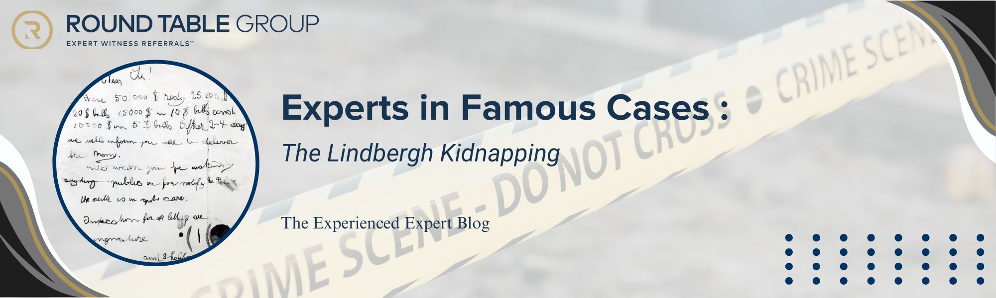 Famous Cases for Expert Witnesses: The Lindbergh Kidnapping | Round ...